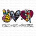 Peace Love Nightmare Png, Horror Halloween Png, Horror Killers Png ...