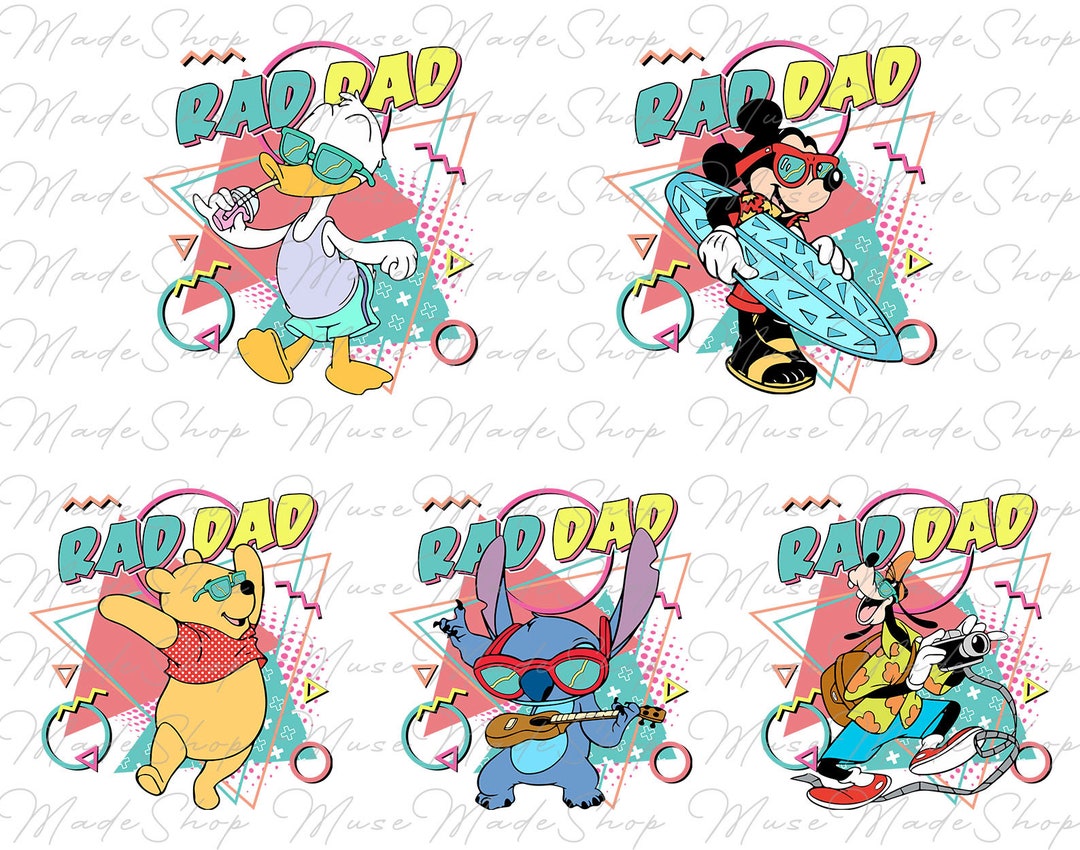 Rad Dad Png, Best Dad Ever Png, Dad and Son Png, Dad Png, Father's Day ...