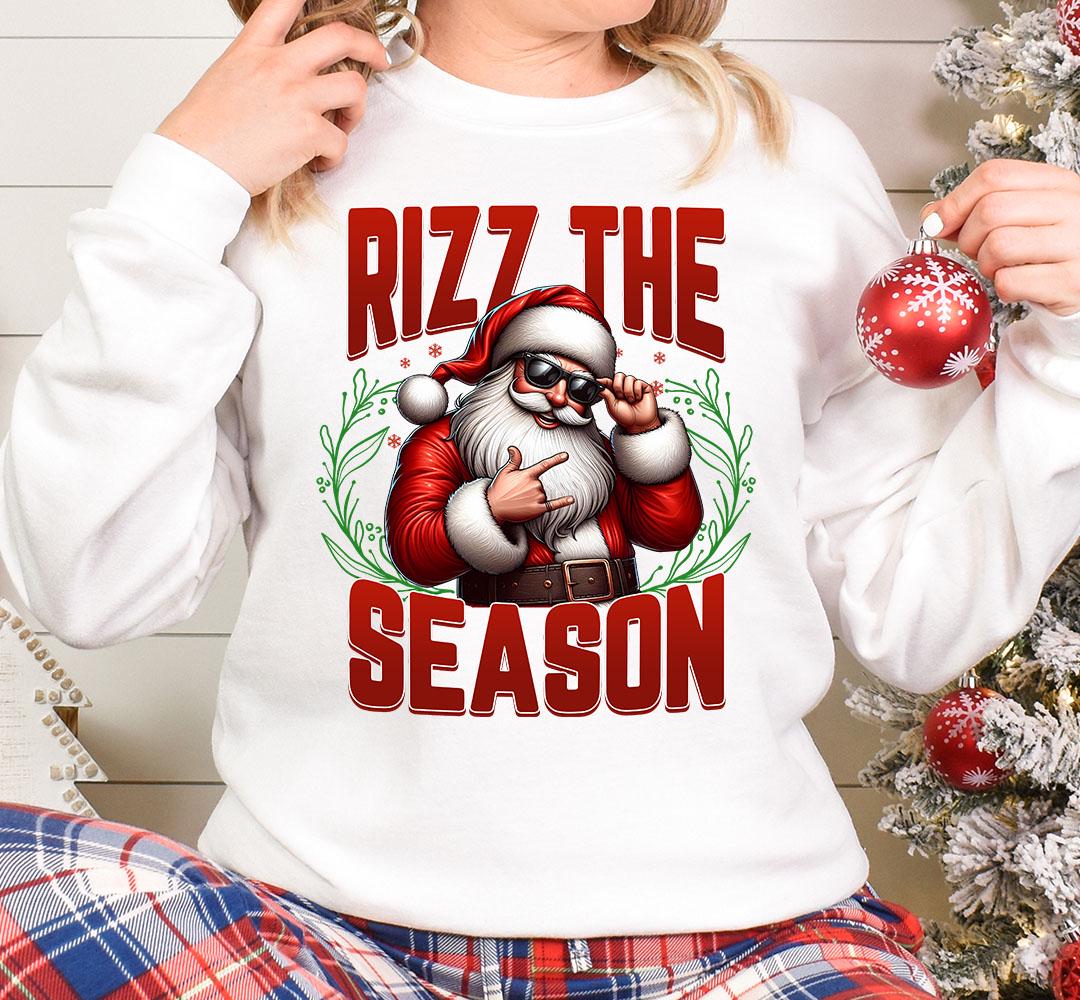 Skibidi Rizzmas Christmas Png, Funny Santa Christmas Design, Santa Bruh ...