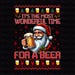 Santa Beer Christmas Png, It’s the Most Wonderful Time for A Beer ...