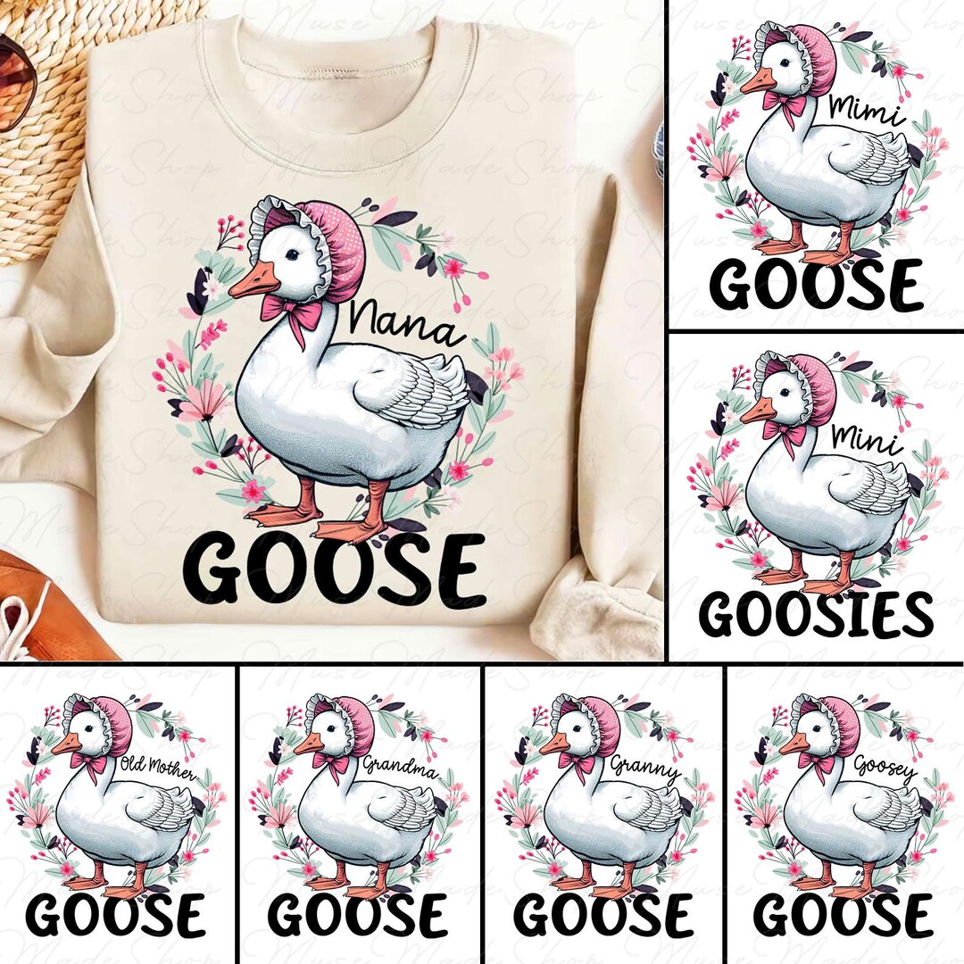 Bundle Mama Goose Png, Mama Silly Goose Png, Goose Mama Png, Mother's ...