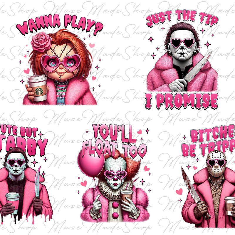 Pink Horror Character Png - Etsy