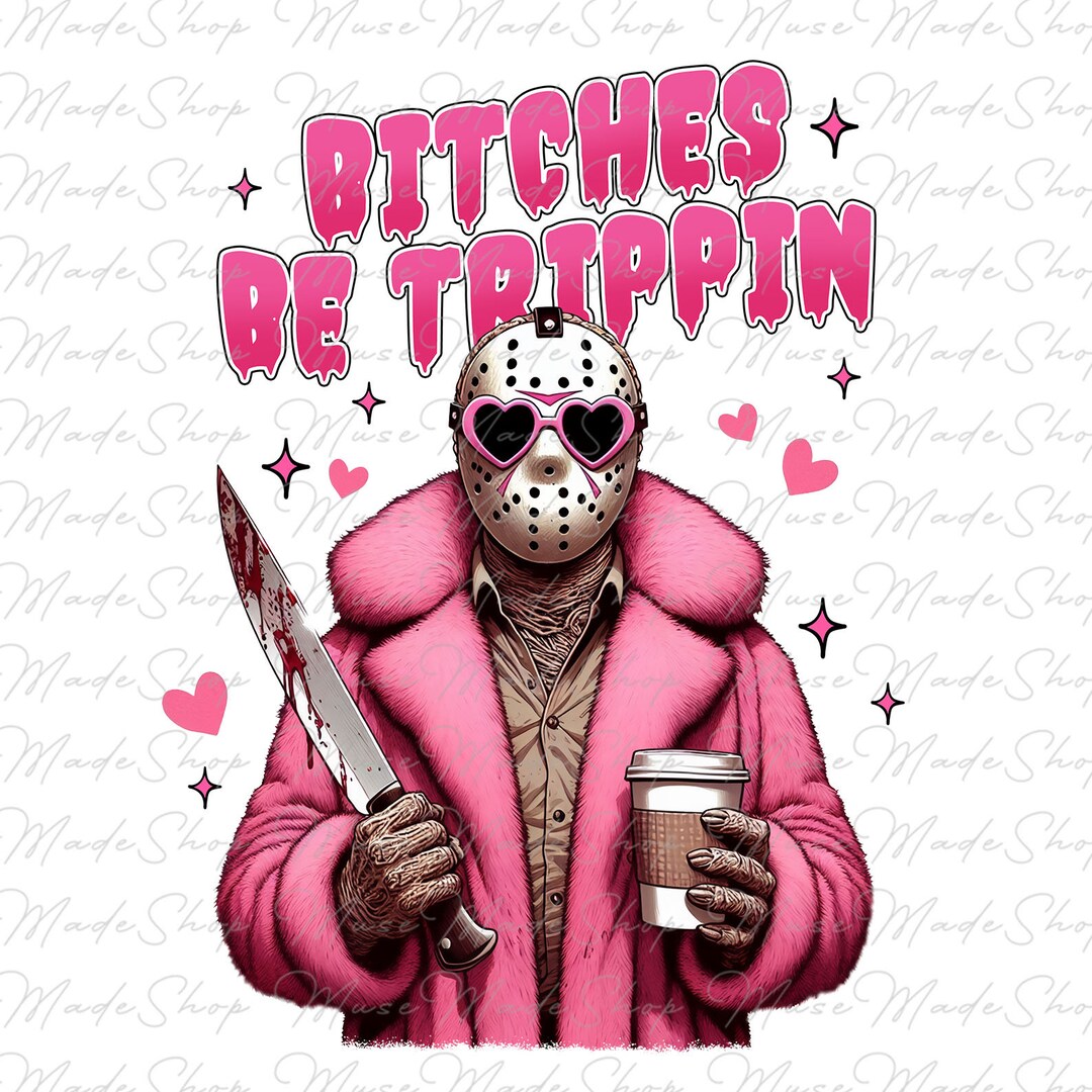 Pink Halloween Png, Horror Halloween Png, Pink Horror Characters Png ...