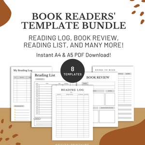 2025 Reading Bucket List, Digital Reading Planner, Reading Tracker ...