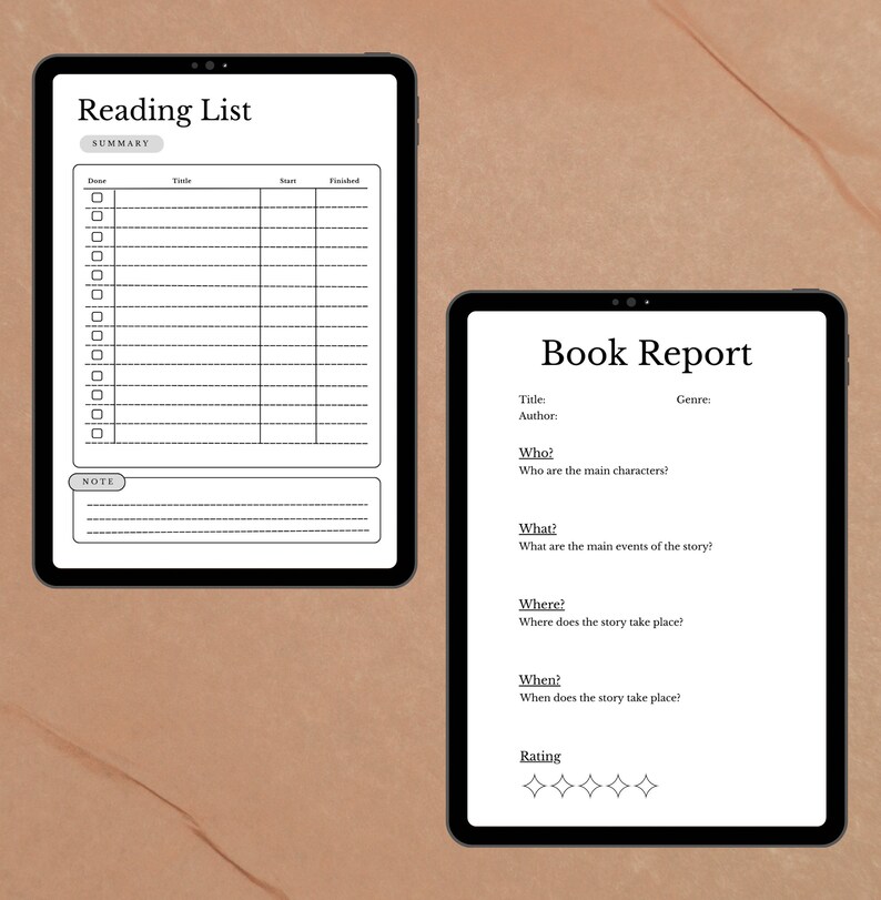 2025 Reading Bucket List, Digital Reading Planner, Reading Tracker ...