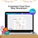 May Newsletter Template, Editable Newsletter, Monthly Newsletter ...