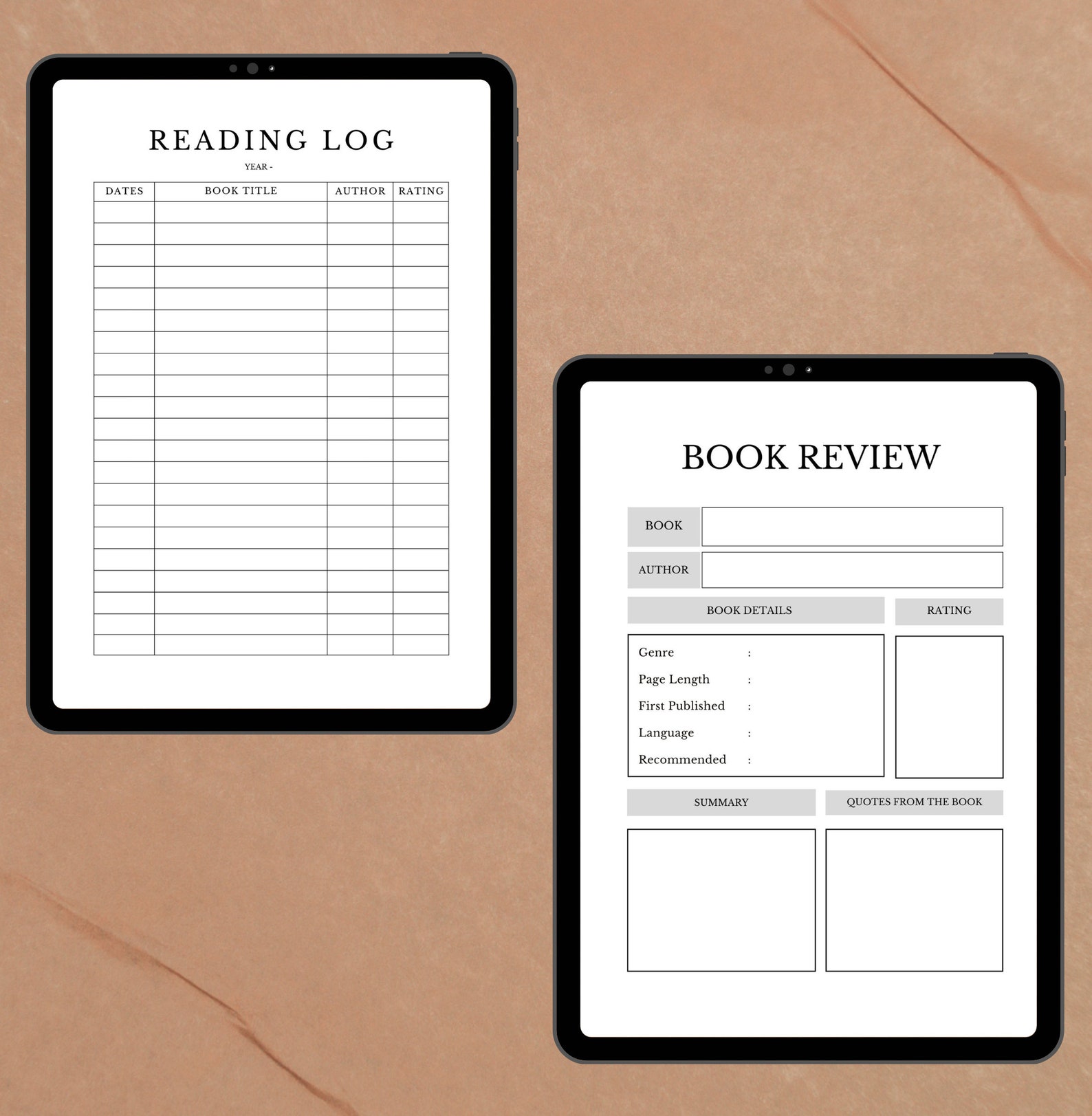 2025 Reading Bucket List, Digital Reading Planner, Reading Tracker ...