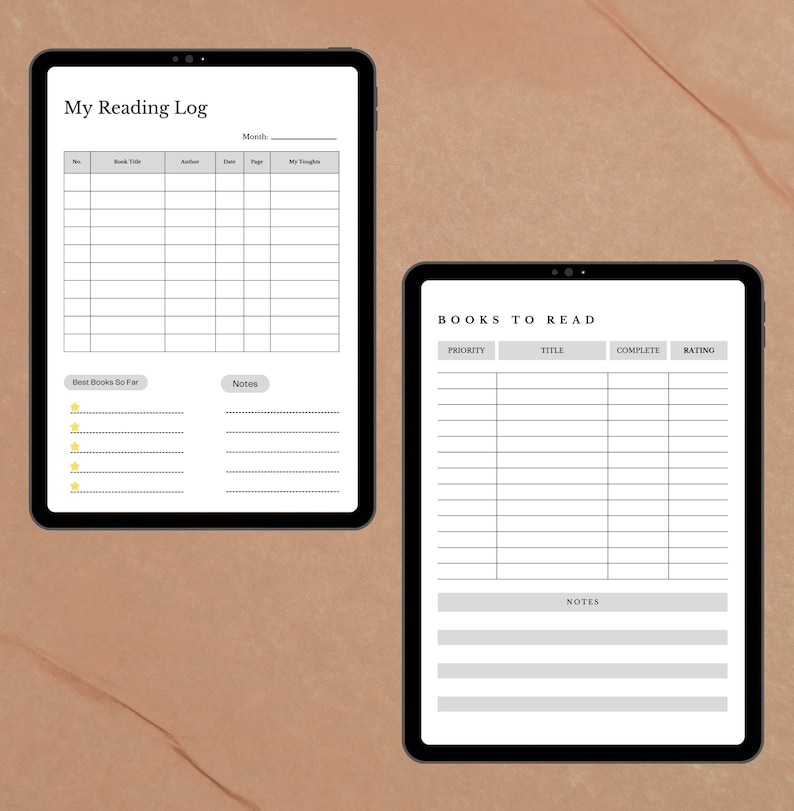 2025 Reading Bucket List, Digital Reading Planner, Reading Tracker ...