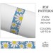 Daisy Peyote Bracelet Pattern, Floral Peyote Bracelet, Beaded Bracelet ...