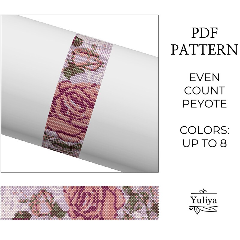 Beaded Rose Pattern - Etsy