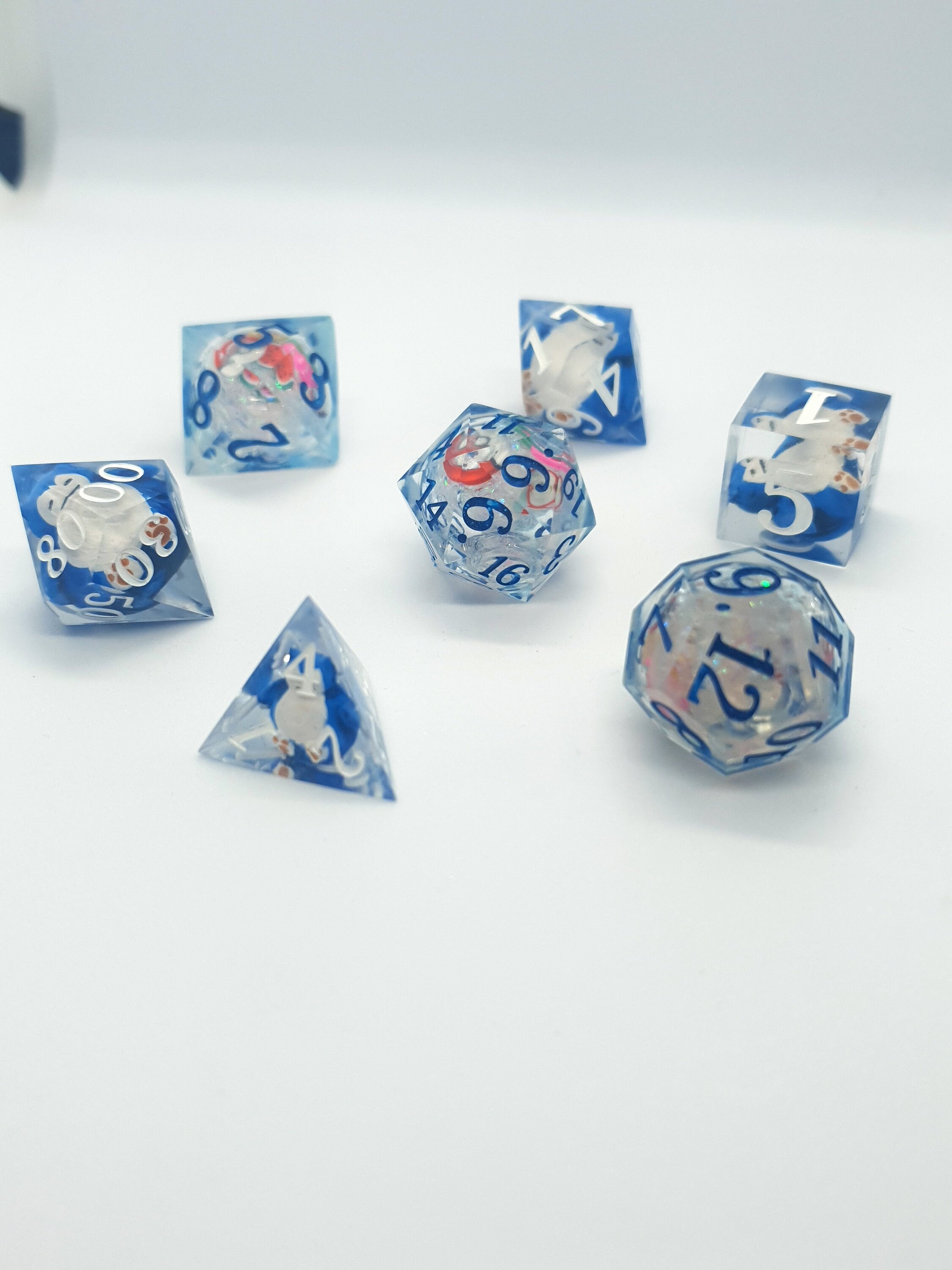 Snorlax Sharp Edged Dice Set Commission - Etsy
