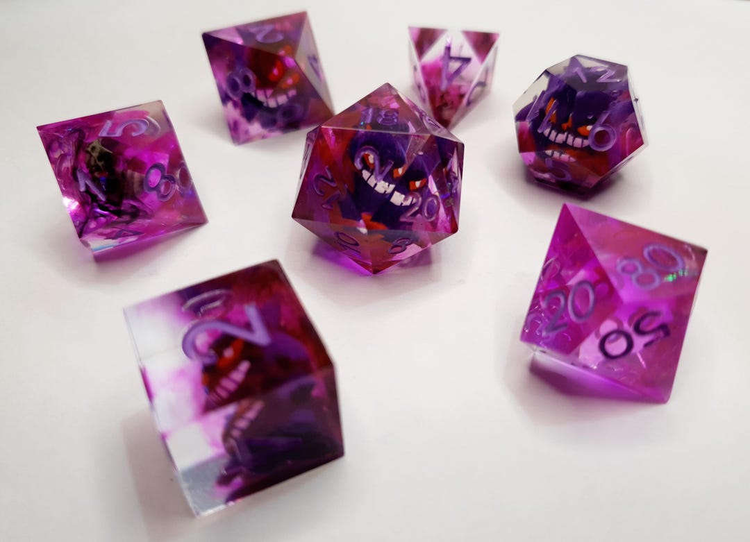 Gengar Pokemon Dice Set - Etsy
