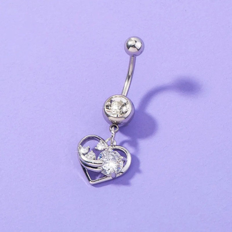 Mistletoe Belly Ring - Etsy