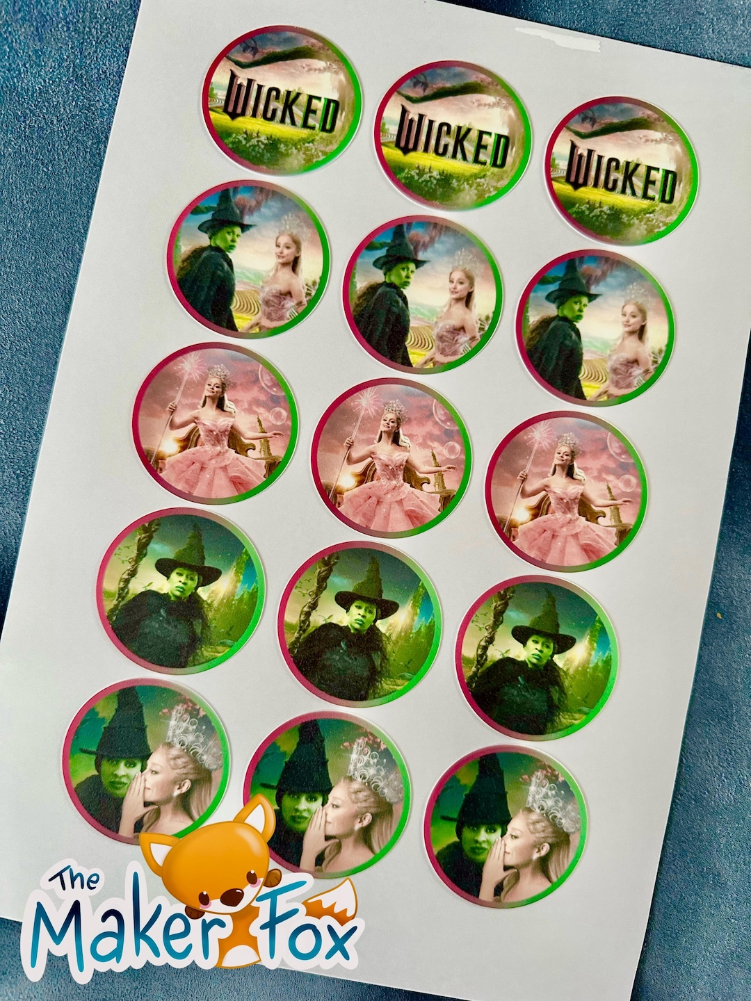 Wicked Edible Cupcake Toppers - Etsy