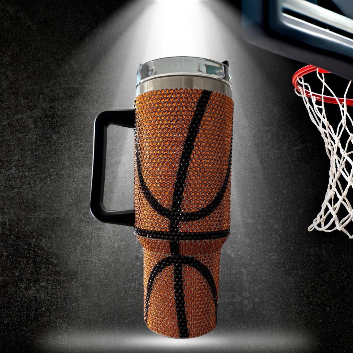 Blinged Out Basketball Stanley Inspired Tumbler - Etsy