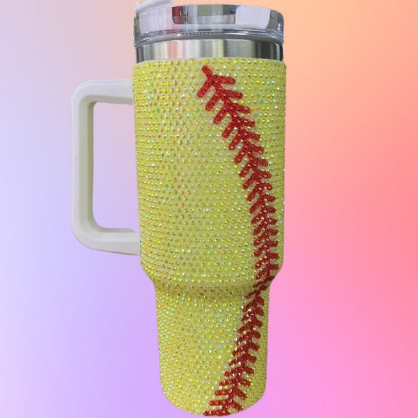 Softball Rhinestone - Etsy
