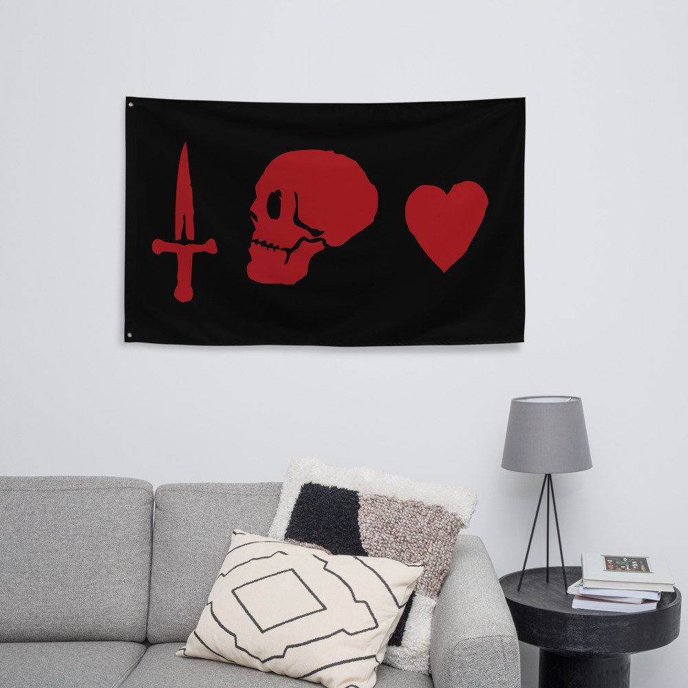 1. Captain Charles Vane Flag, Black Sails Inspired, Pirate Decor ...
