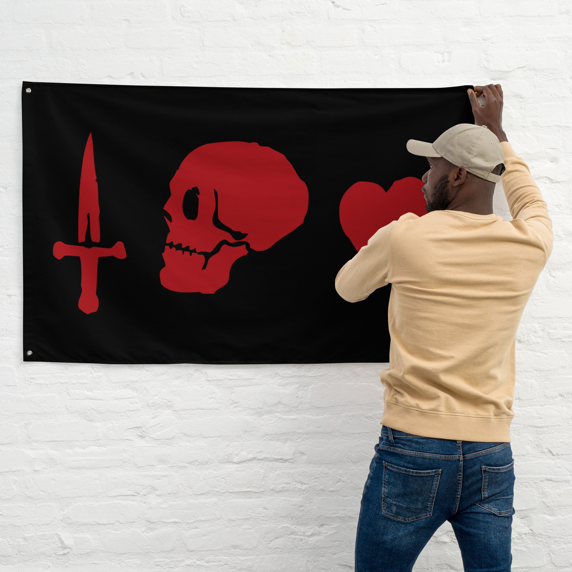 1. Captain Charles Vane Flag, Black Sails Inspired, Pirate Decor ...