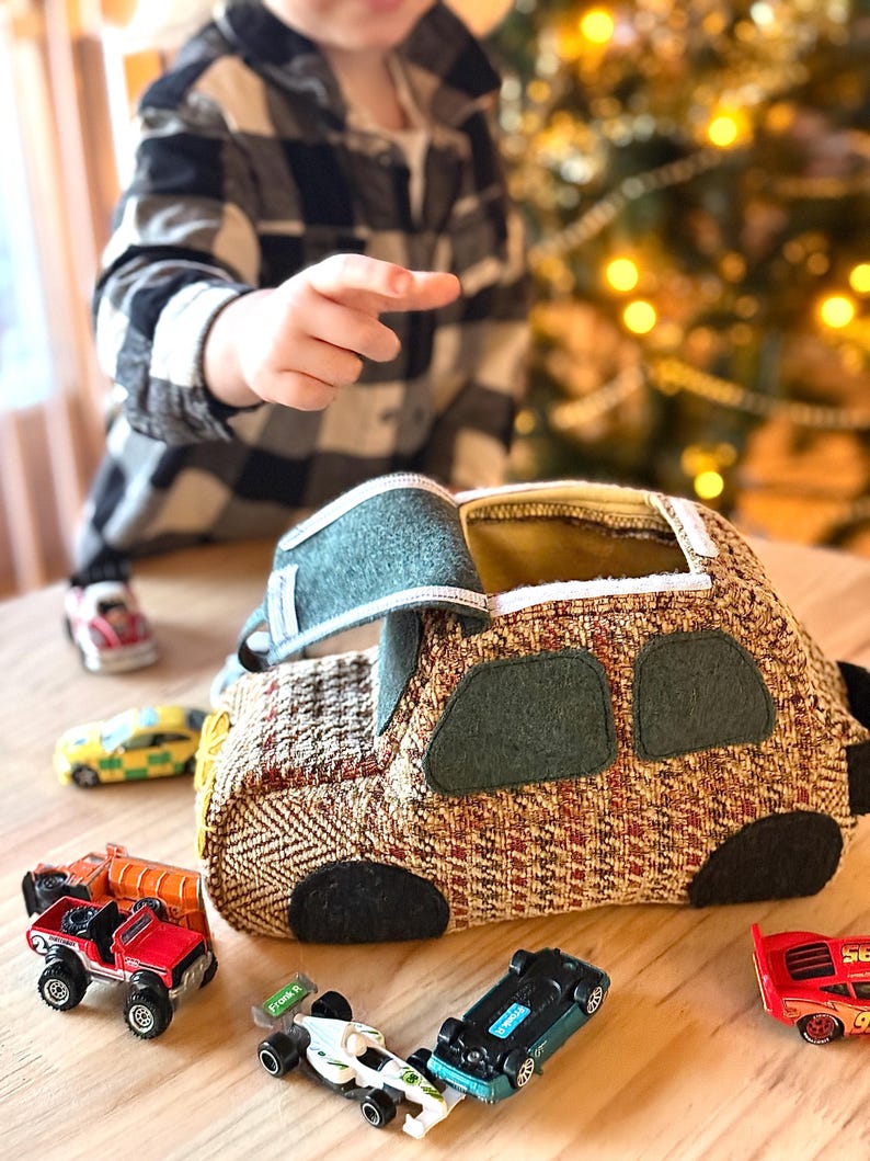 Car-shaped Toy Car Storage Bag Sewing Pattern | Digital PDF With ...