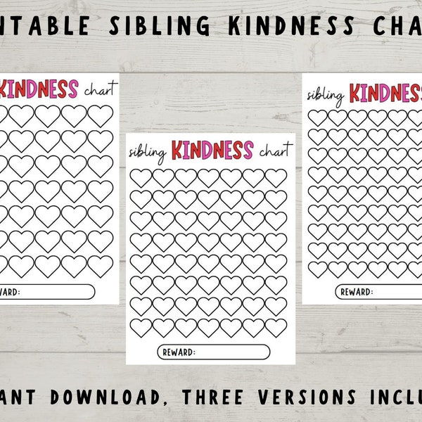 Sibling Family Charts - Etsy