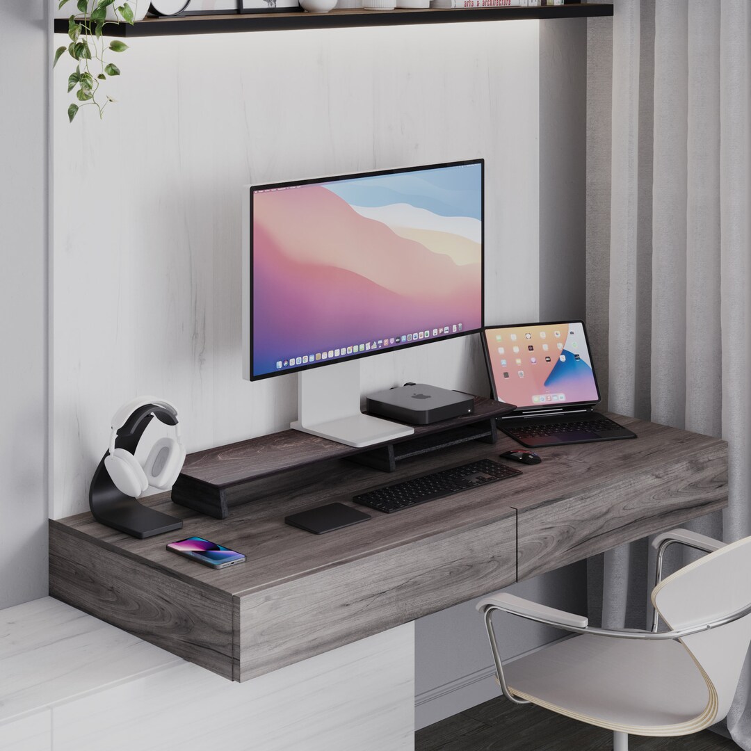 Monitorständer Ergonomischer Monitor Schreibtisch Regal - Etsy