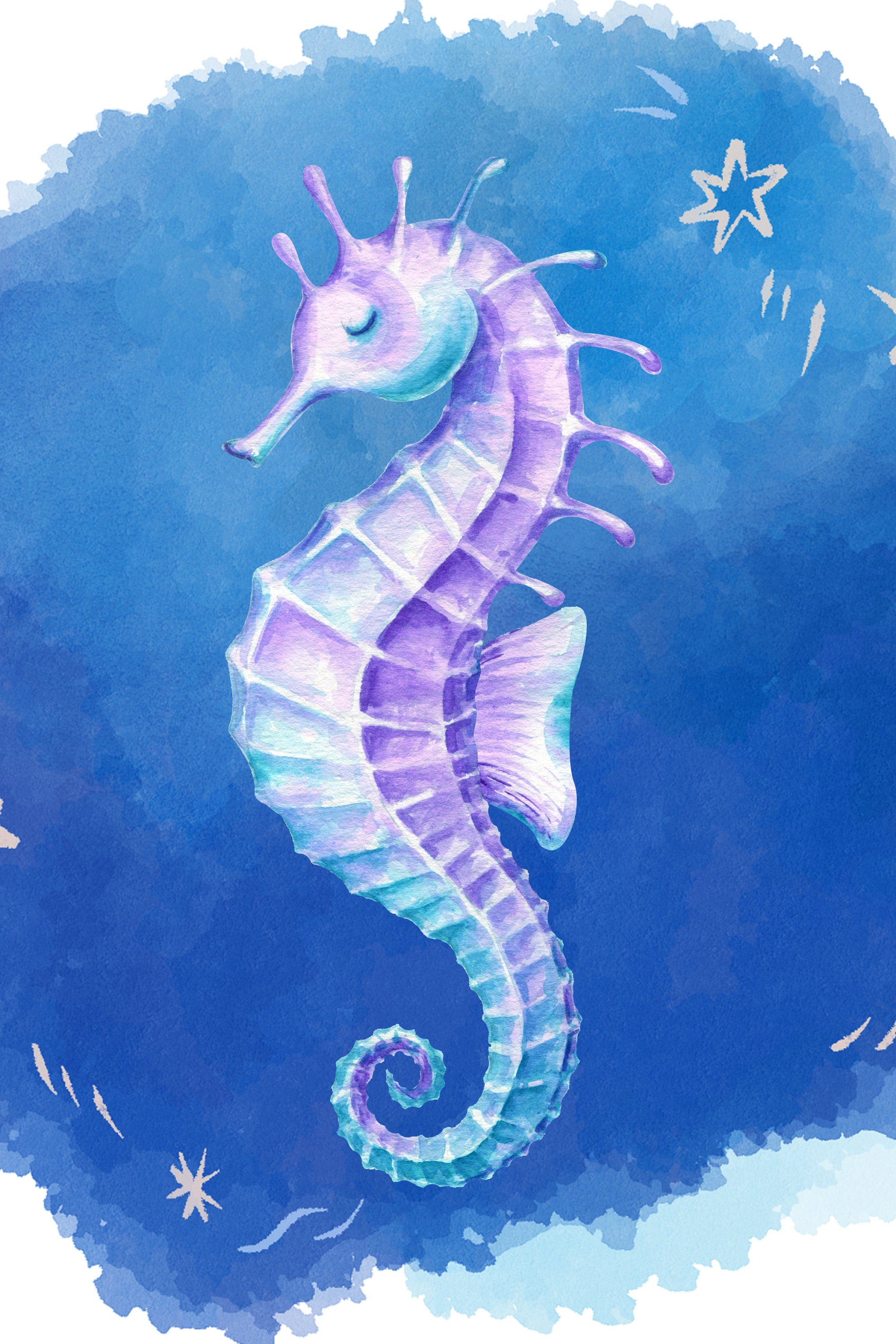 Ocean Animals, Playroom Decor, Nautical Underwater Ocean Nursery Theme ...