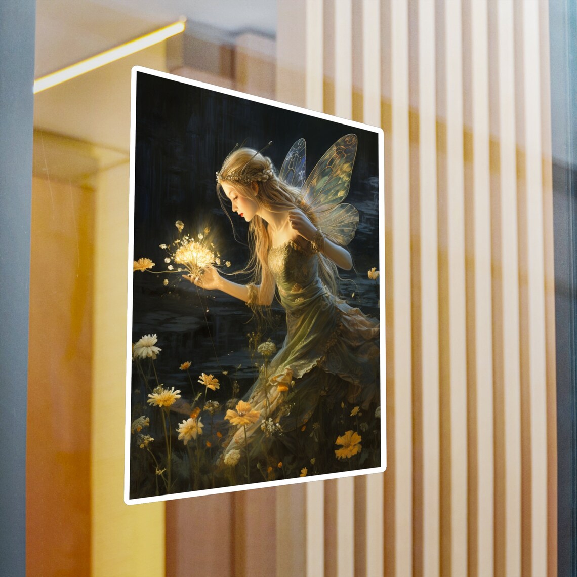 Fairy in the Garden Fae Faefolk Lights Fairy Sticker Faery Sticker ...