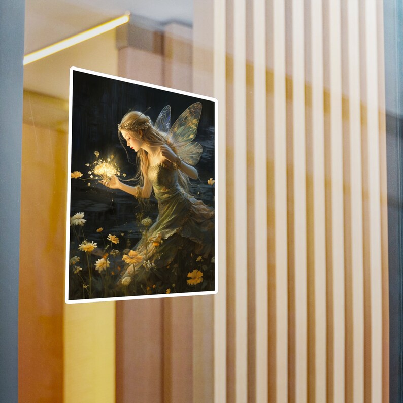 Fairy in the Garden Fae Faefolk Lights Fairy Sticker Faery Sticker ...