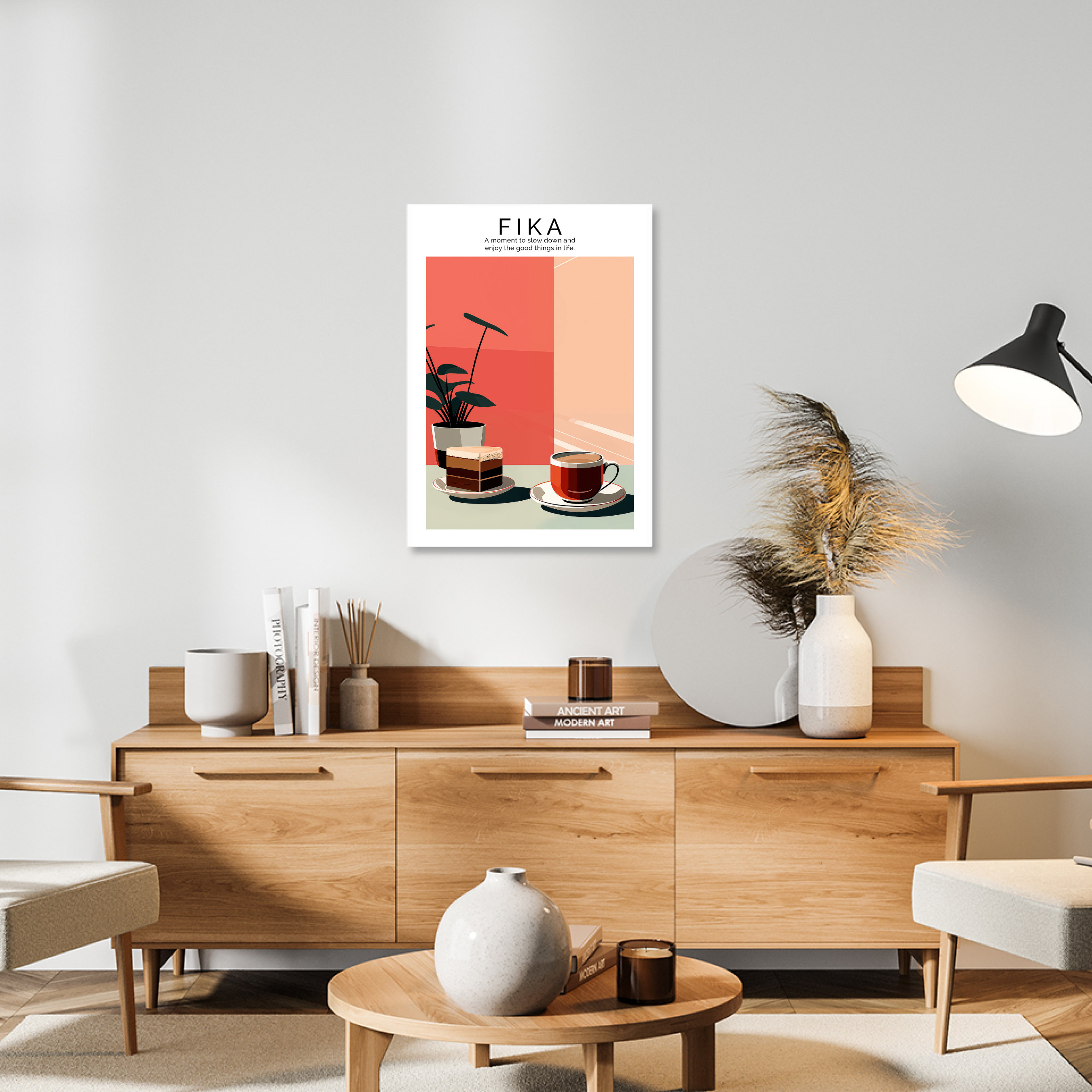 Fika Poster, Fika Print, Fika Art, Fika Wall Art, Sweden Art, Swedish ...