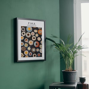Fika Poster, Fika Print, Fika Art, Fika Wall Art, Sweden Art, Swedish ...