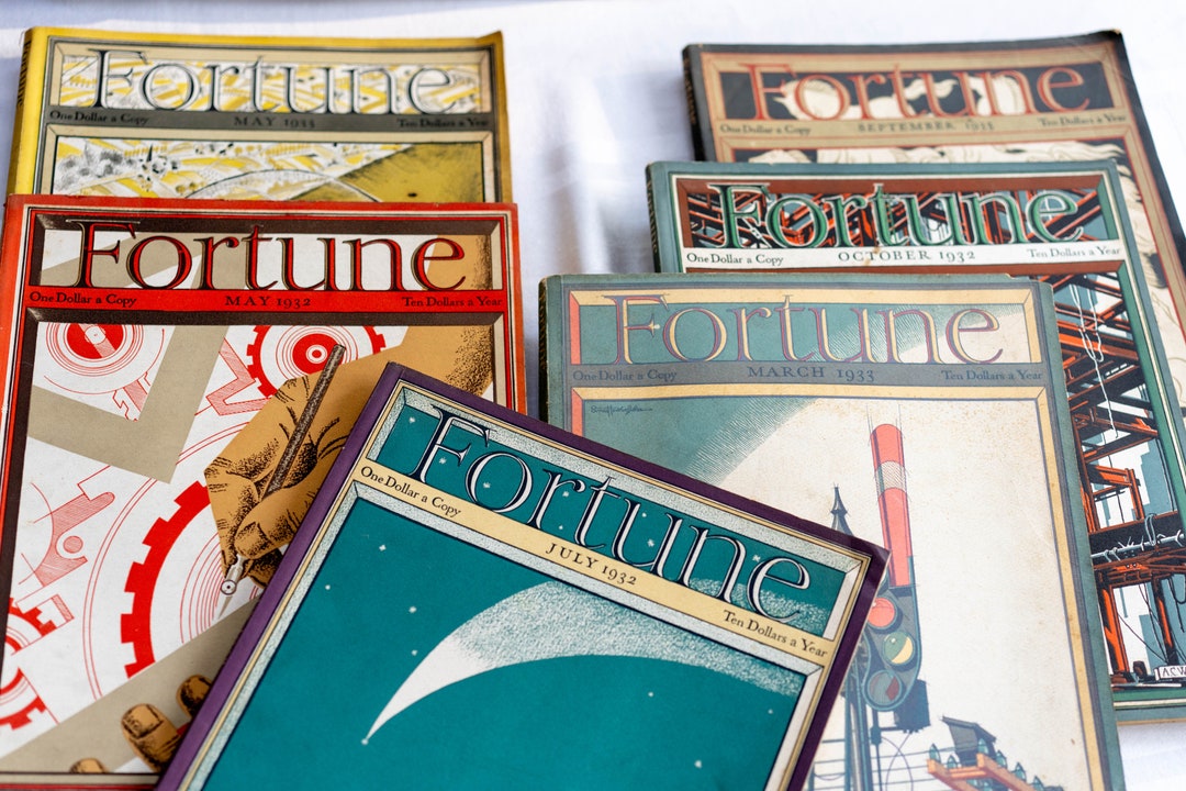 Seven 1930s Fortune Magazines Art Deco Designs - Etsy