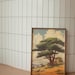 Landscape of Lebanon, Cedar Tree of Lebanon, Lebanese Art Set of 4 ...