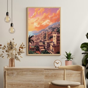 Landscape of Lebanon, Cedar Tree of Lebanon, Lebanese Art Set of 4 ...