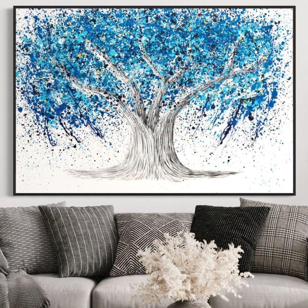 LIMITED EDITION PRINT - Tree of Life - Blue Life - Etsy