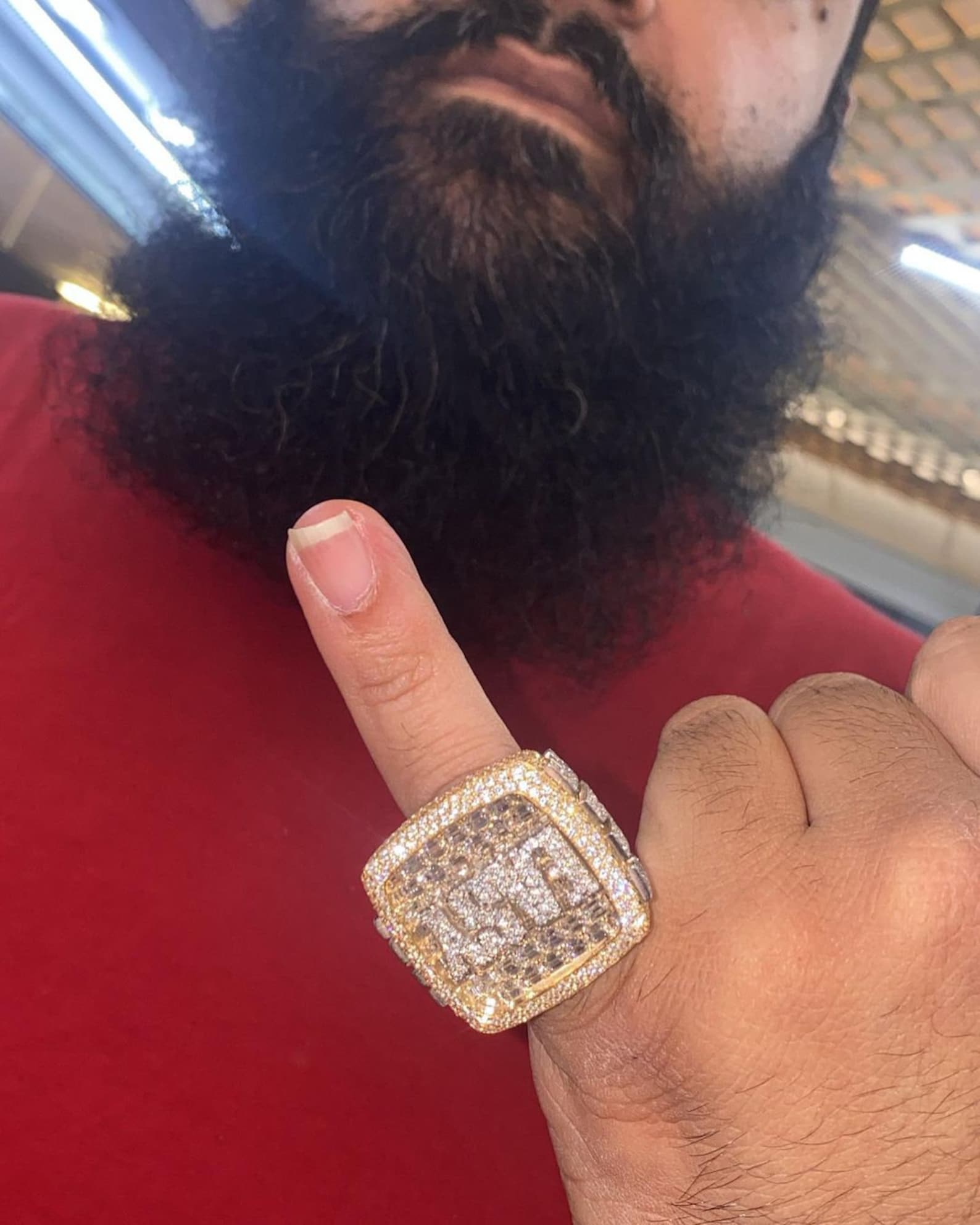 Rapper Men Champion Ring Hip Hop Customize Trendy Design Silver Ring ...