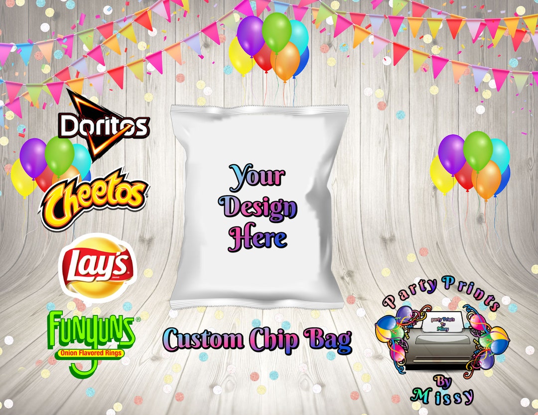 Custom Chip Bags Digital File Only!!! - Etsy