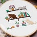 PDF Pattern Cat Embroidery Pattern Book Embroidery Needlework Plants ...