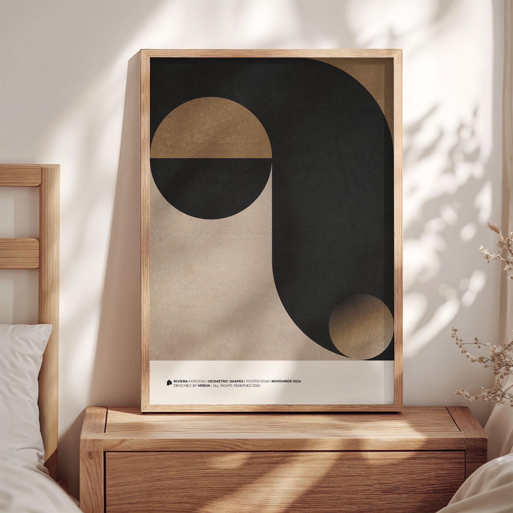 Elegant Geometric Shapes - Minimalist Art Deco Poster - Etsy