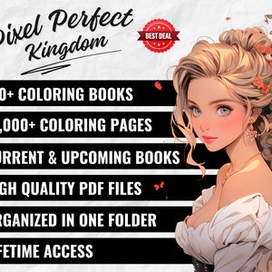 Coloring Book Whole Shop Bundle, 10000 Coloring Pages Bundle, Anime ...