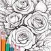 40 Beautiful Flower Bouquet Coloring Book Page, Lovely Collection ...
