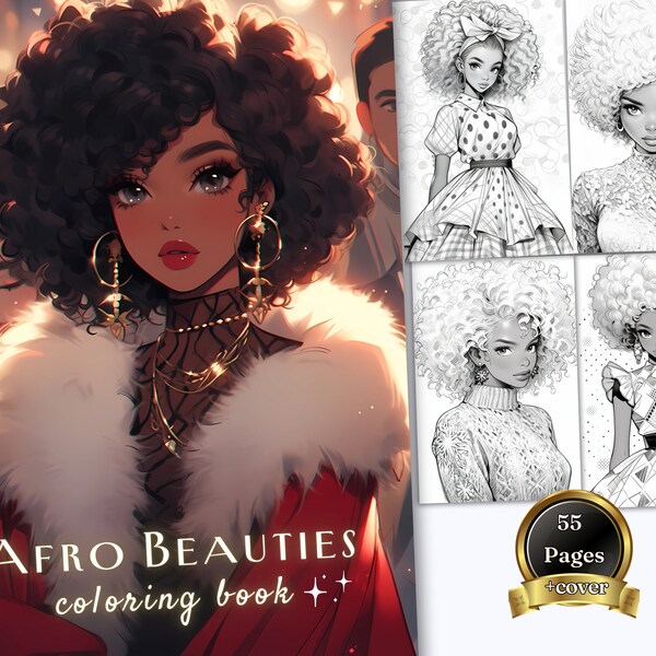 African American Coloring Book Adult - Etsy