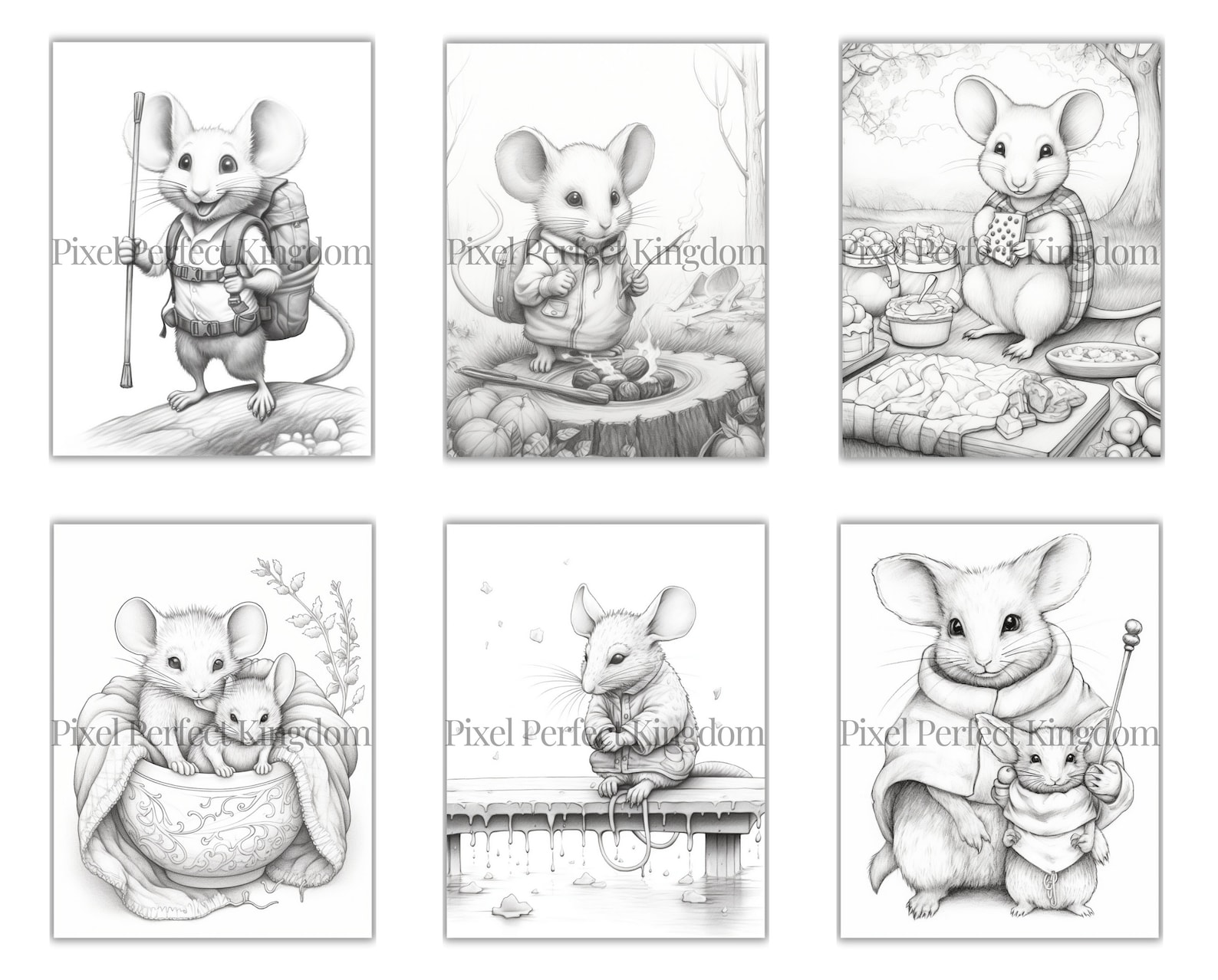 40 Secret Life of a Mouse Part 2 Coloring Book Coloring Pages Adults ...