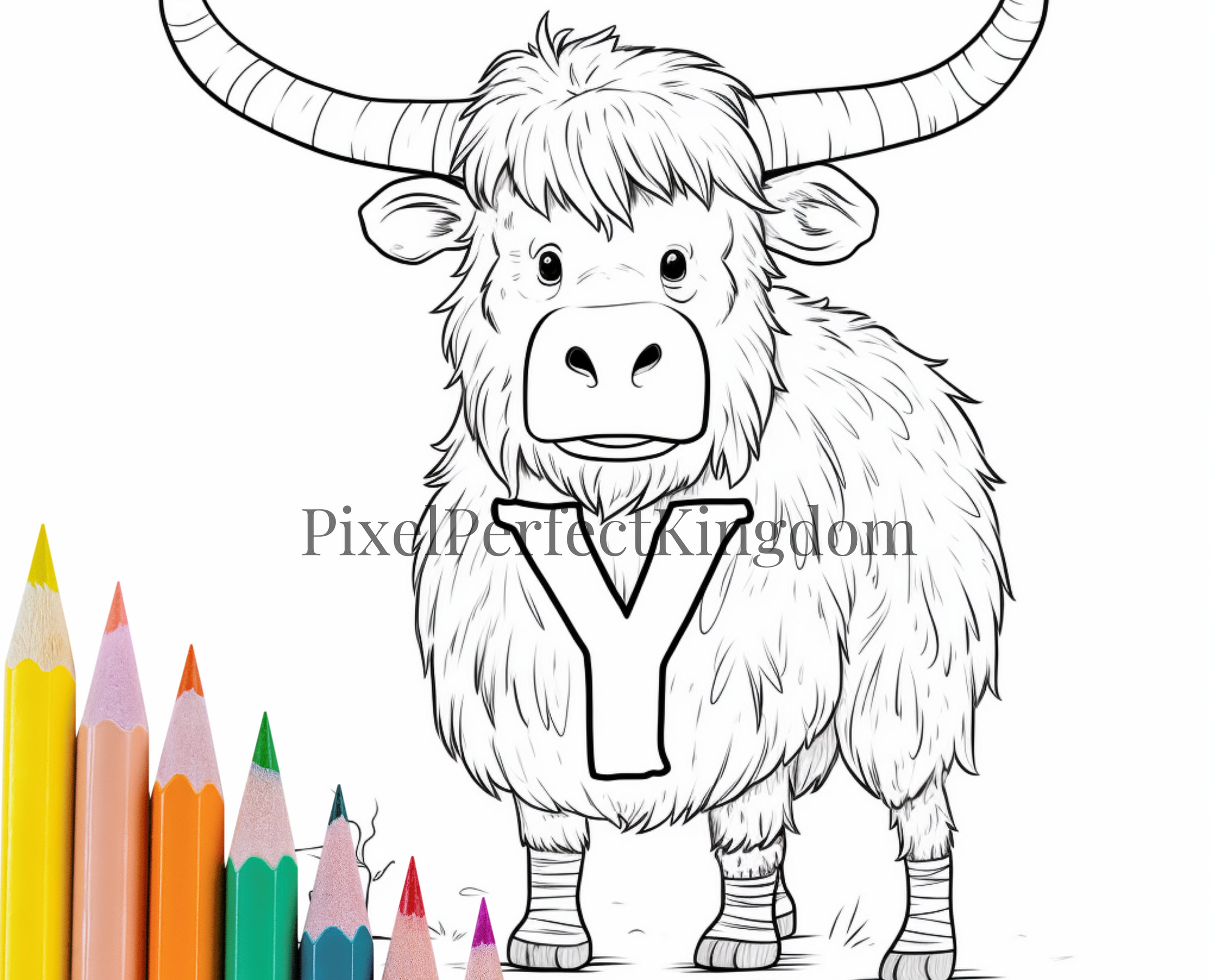 Animals Alphabet Coloring Book Printable Tracing - Etsy