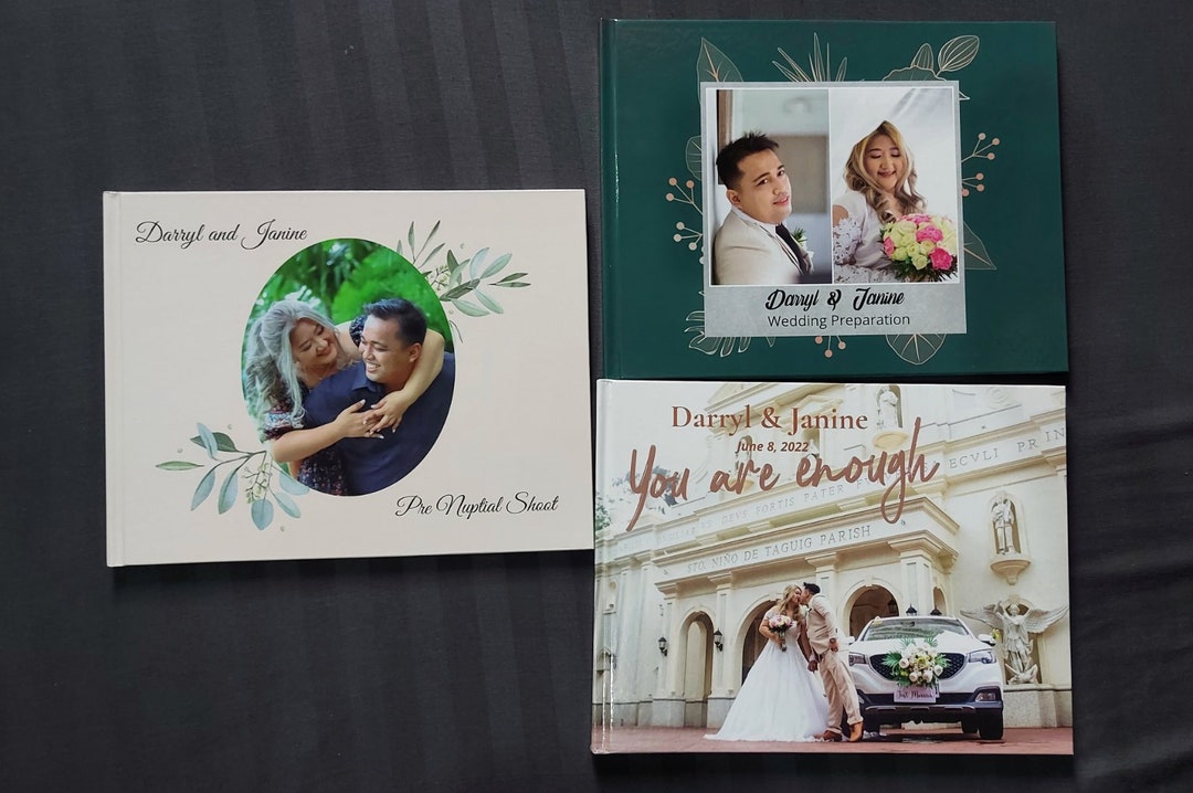 Wedding Photo Book (design, Layout and Printing Included) Customizable ...