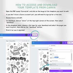 12 Month Cover Pages, 12 Month Title Insert, Editable Monthly Journal ...