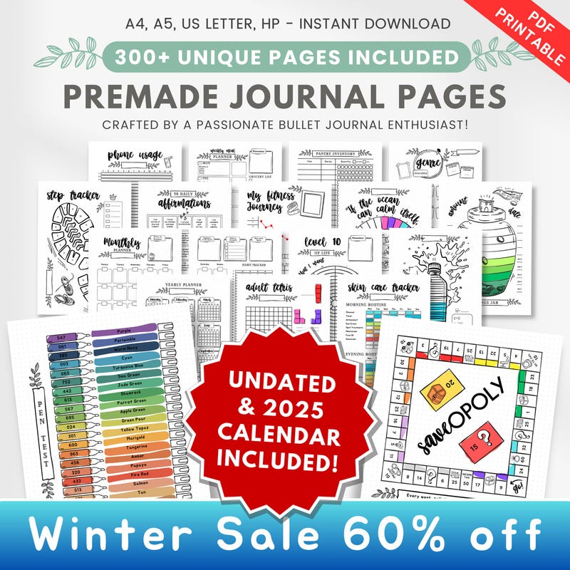 Bullet Journal - Etsy