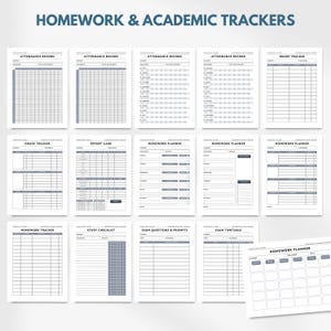 Homeschool Planner 2025 - 2026, FULLY EDITABLE & PRINTABLE Teacher ...