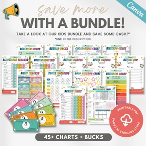 Editable Family Chore Chart, Weekly Daily Tasks and Activities Planner ...