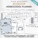 Homeschool Planner 2025 - 2026, FULLY EDITABLE & PRINTABLE Teacher ...