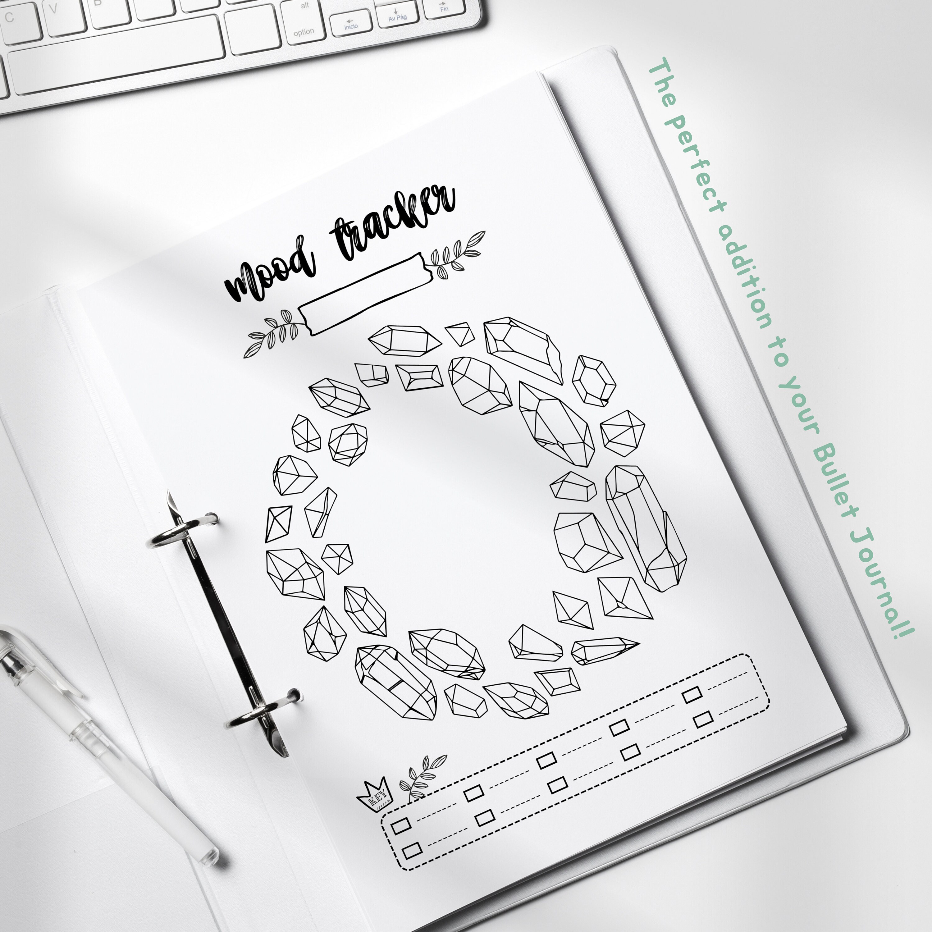 Printable Monthly Mood Tracker Bundle for Mental Wellness, Editable ...